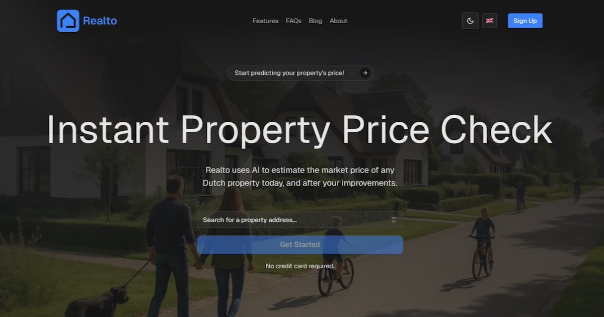 Realto - Instant Property Price Check