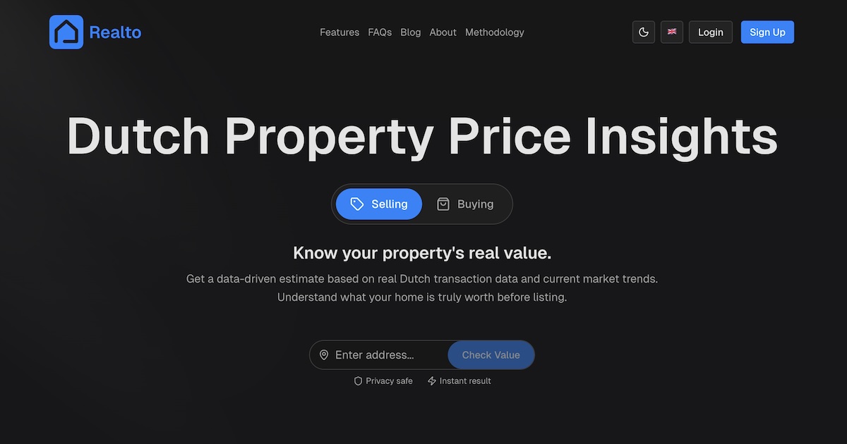 Realto | Property Value Insights for Buyers and Sellers